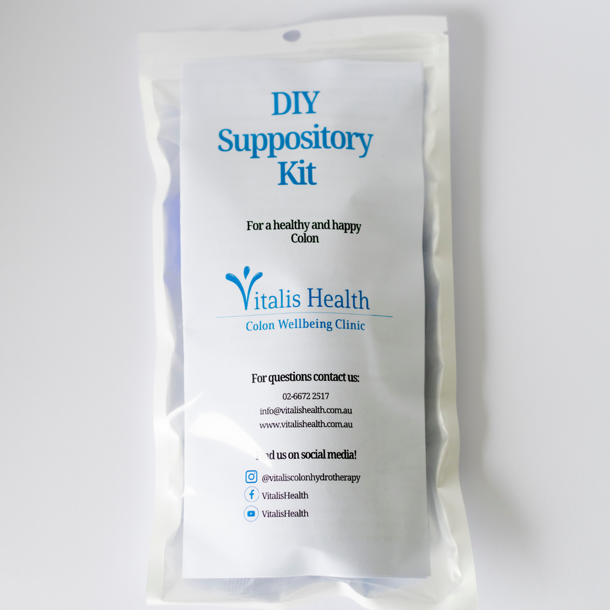 DIY Suppository Kit – Vitalis Colon Wellbeing